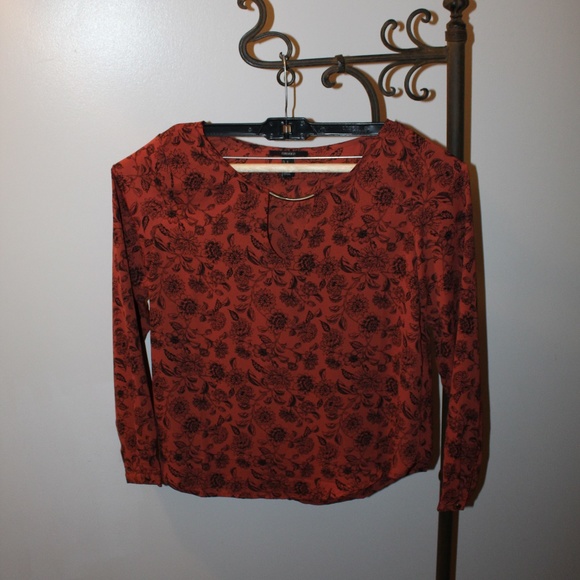 Forever 21 | Tops | Forever 2 Rust Colored Blouse Fall Colors | Poshmark